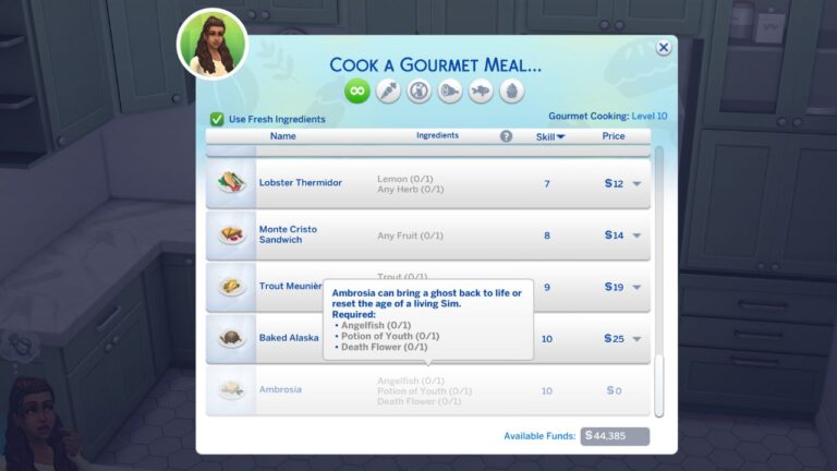 How to Gain The Gourmet Cooking Skill in The Sims 4 - Simming Simplified