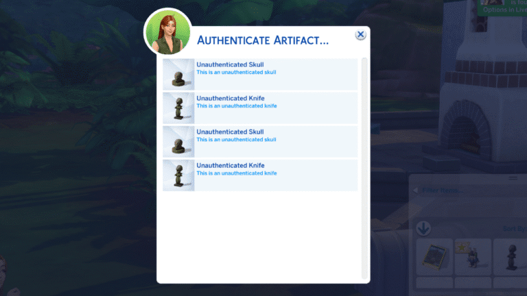How to Authenticate Artifacts in The Sims 4 - Simming Simplified