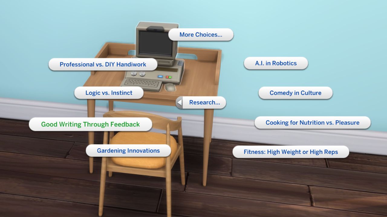 How to Gain The Writing Skill in The Sims 4 - Simming Simplified
