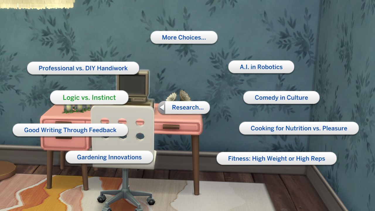 How to Gain The Logic Skill in The Sims 4 - Simming Simplified