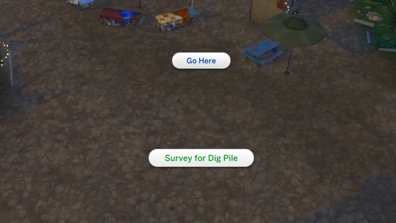 How to Survey for a Dig Pile in The Sims 4 - Simming Simplified