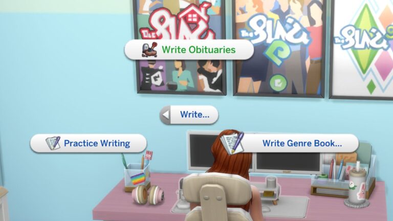 How to Gain The Writing Skill in The Sims 4 - Simming Simplified