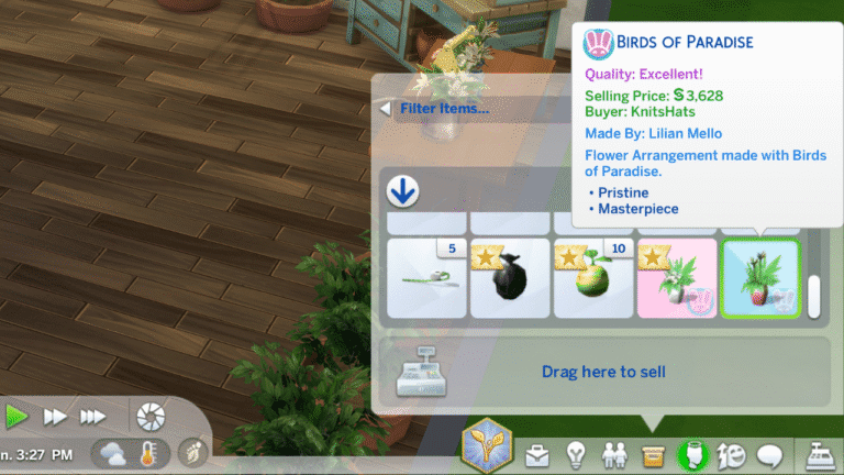How to Gain The Flower Arranging Skill in The Sims 4 - Simming Simplified