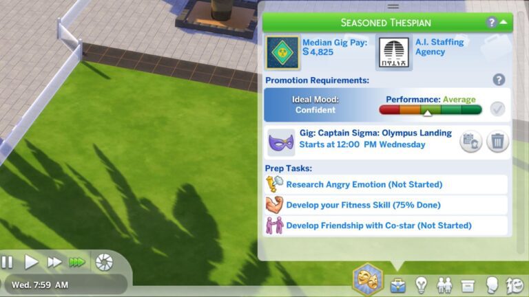 How to Earn Gold in a Movie Acting Gig in The Sims 4 - Simming Simplified