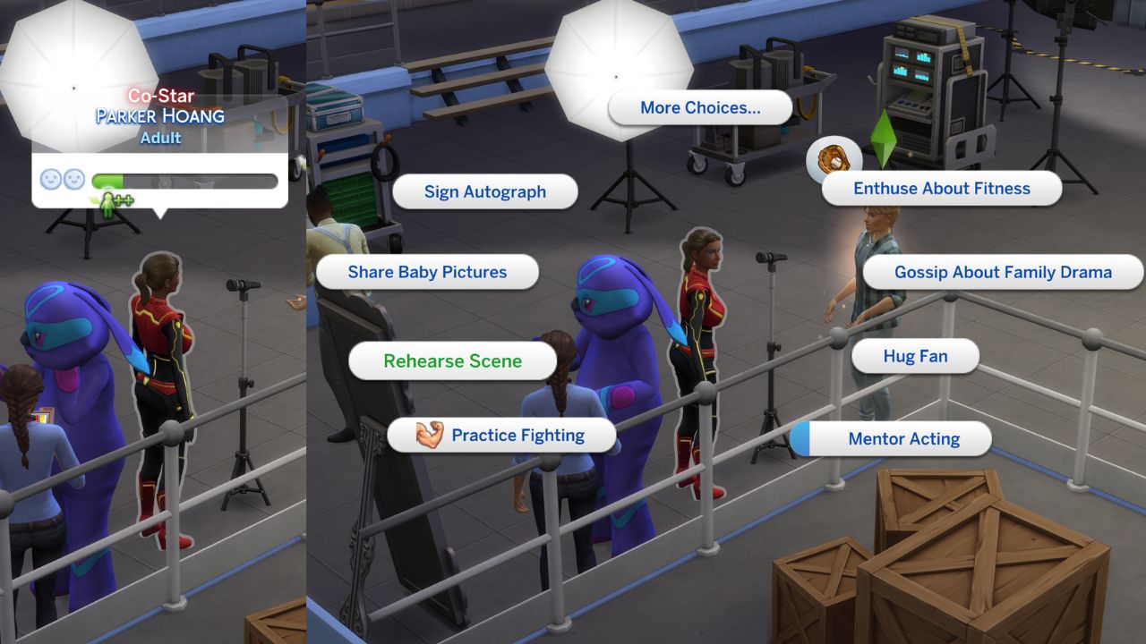 How to Earn Gold in a Movie Acting Gig in The Sims 4 - Simming Simplified