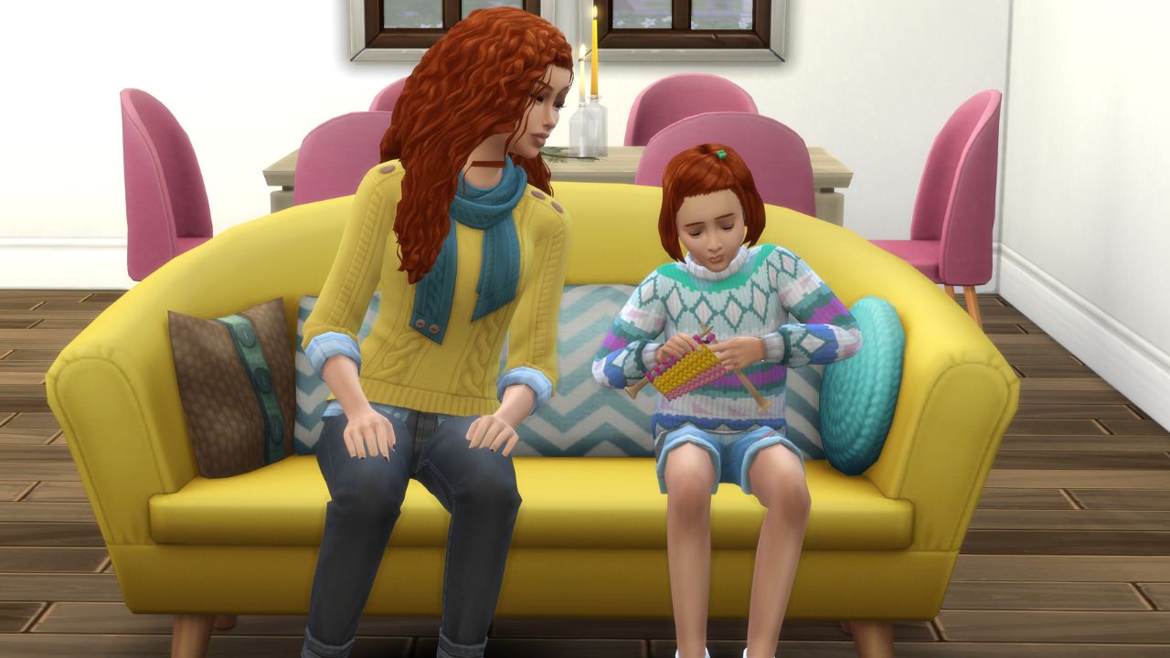 How to Teach Another Sim to Knit in The Sims 4 - Simming Simplified