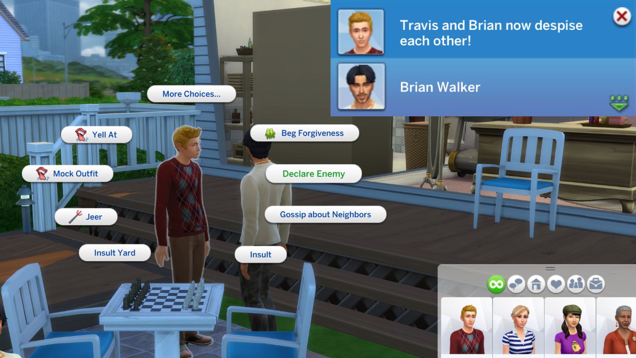 How to Have a Declared Enemy in The Sims 4 - Simming Simplified