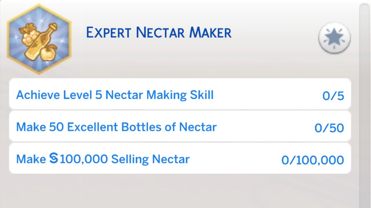 The Sims 4 Expert Nectar Maker Aspiration - Simming Simplified