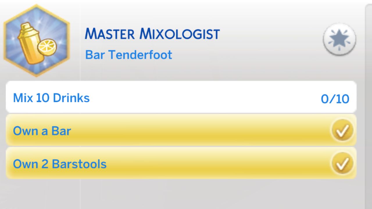 The Sims 4 Master Mixologist Aspiration - Simming Simplified