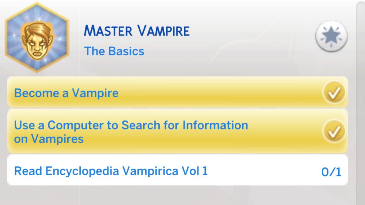 The Sims 4 Master Vampire Aspiration - Simming Simplified