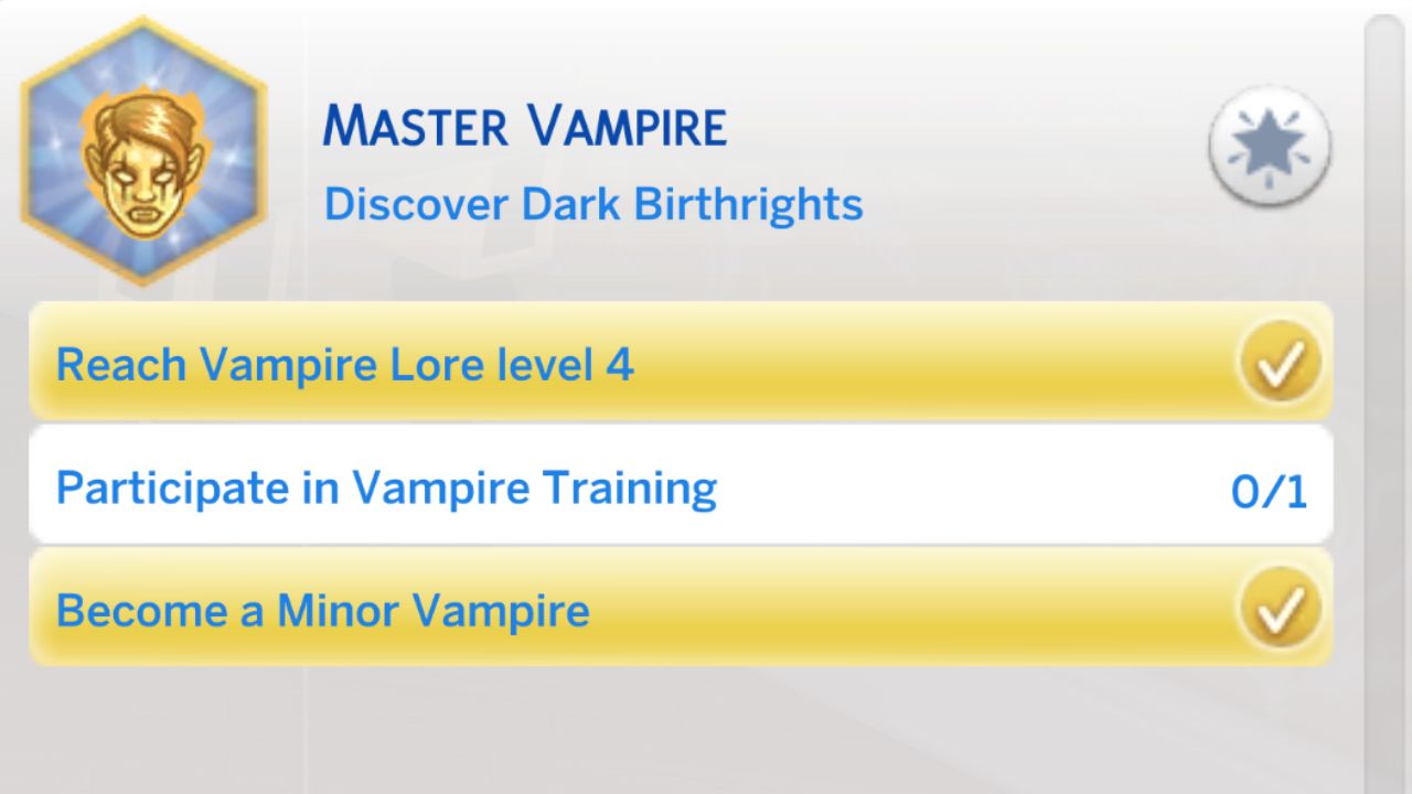 The Sims 4 Master Vampire Aspiration - Simming Simplified