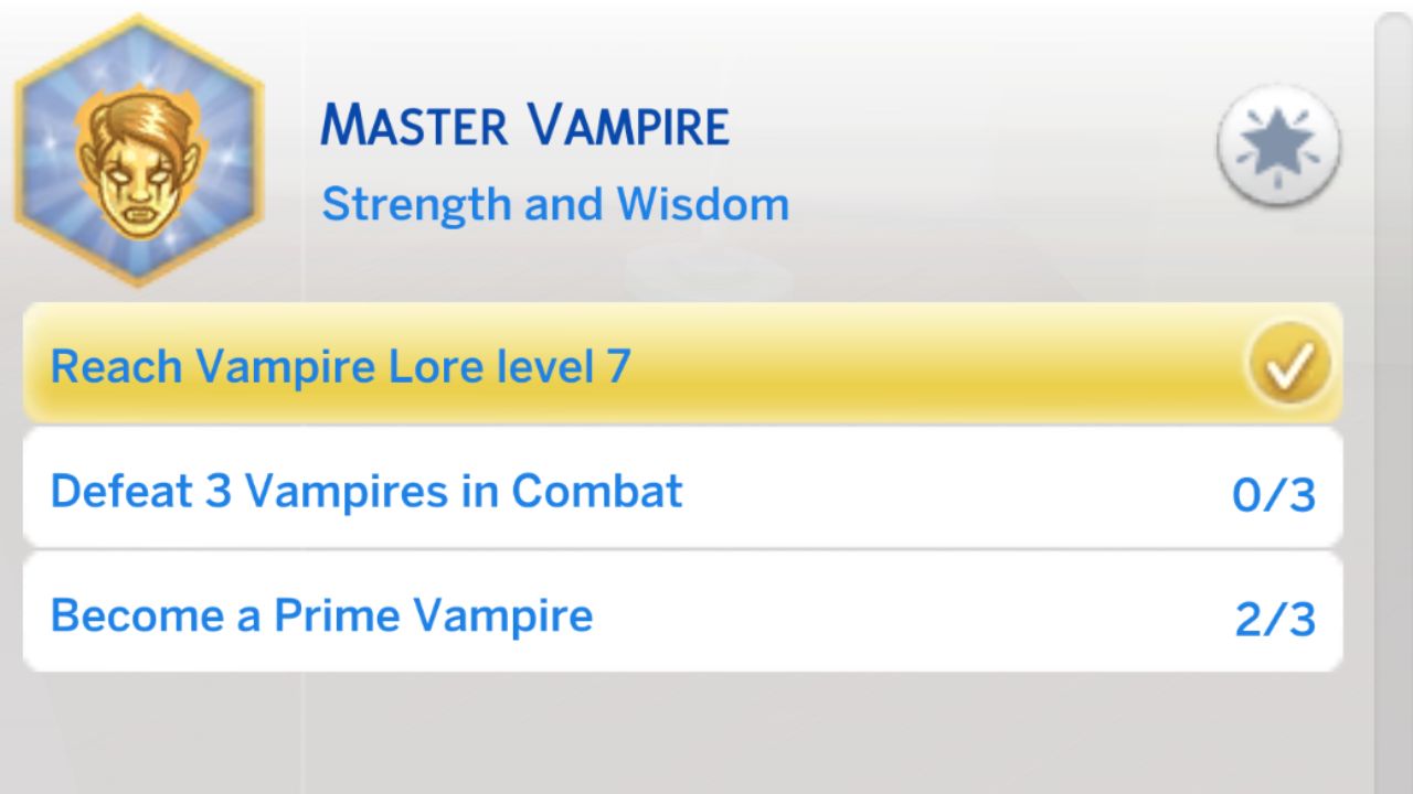 The Sims 4 Master Vampire Aspiration - Simming Simplified