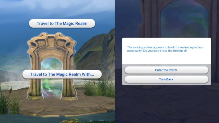 How to Travel to the Magic Realm in The Sims 4 - Simming Simplified