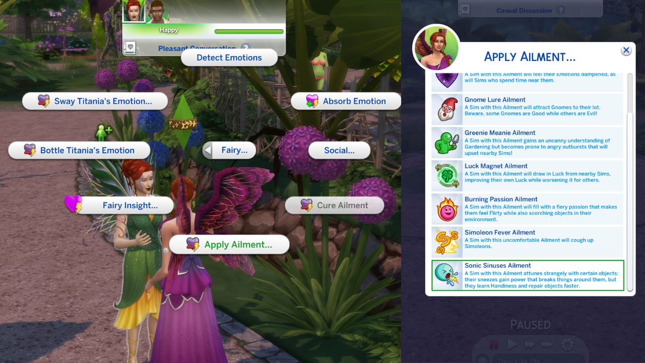 The Sims 4 Harmonious Fairy Aspiration - Simming Simplified