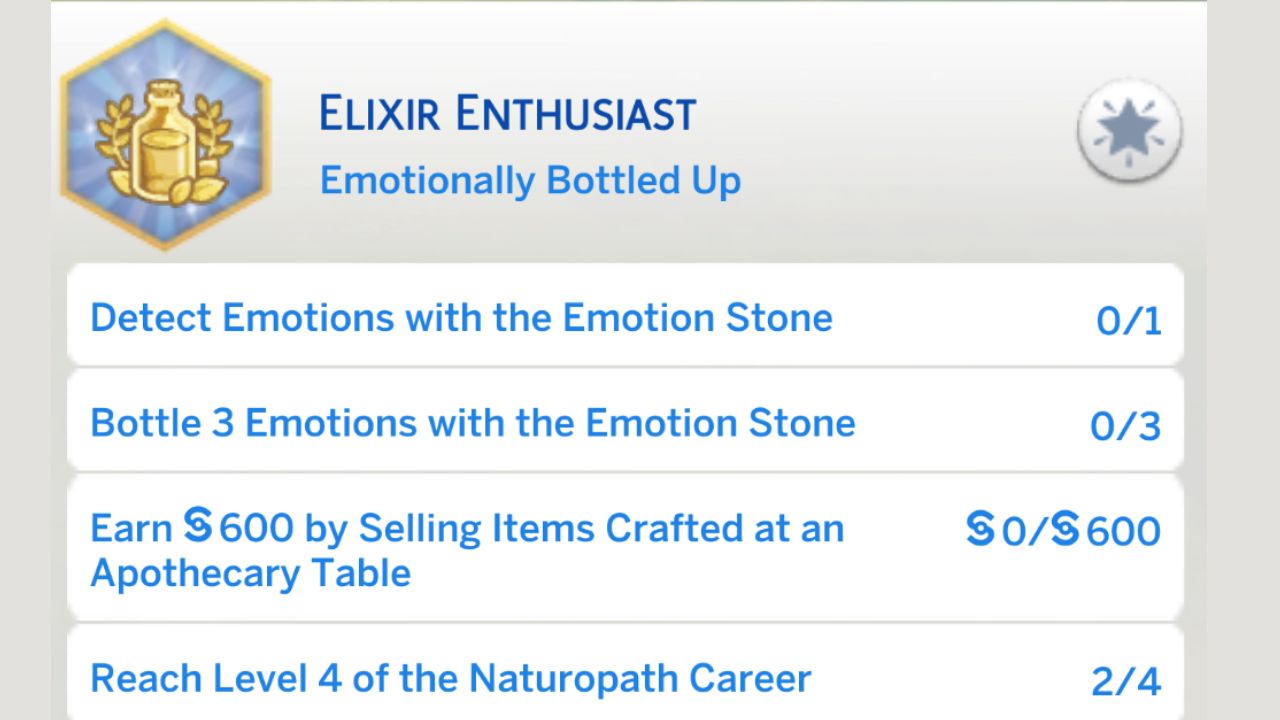 The Sims 4 Elixir Enthusiast Aspiration - Simming Simplified