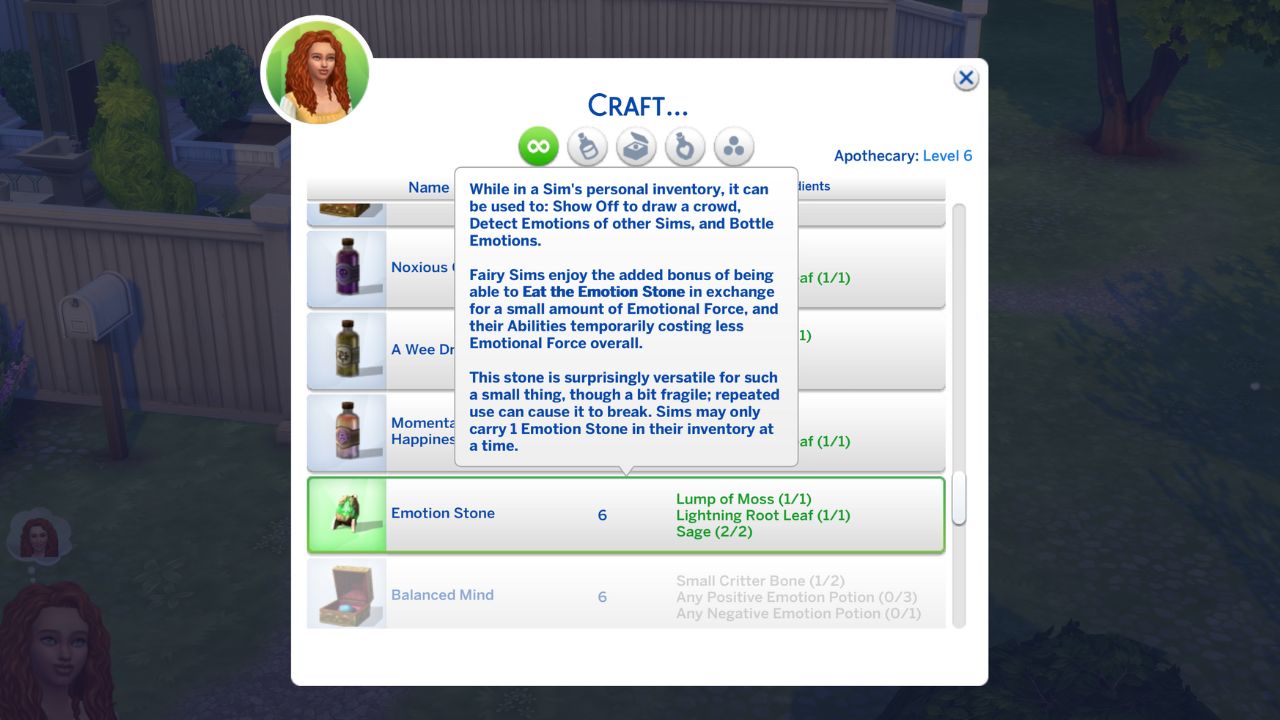 How to Get Emotion Potions for Apothecary in The Sims 4 - Simming ...