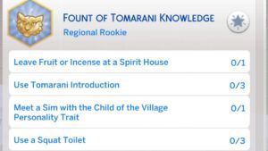 The Sims 4 Fount of Tomarani Knowledge Aspiration - Simming Simplified