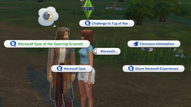 How to Spar with Werewolves in The Sims 4 - Simming Simplified