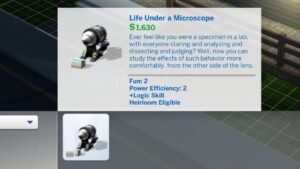 How to Get Microscope Prints in The Sims 4 - Simming Simplified