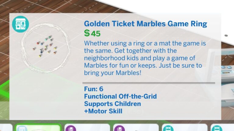How to Get Colourful Marbles in The Sims 4 - Simming Simplified