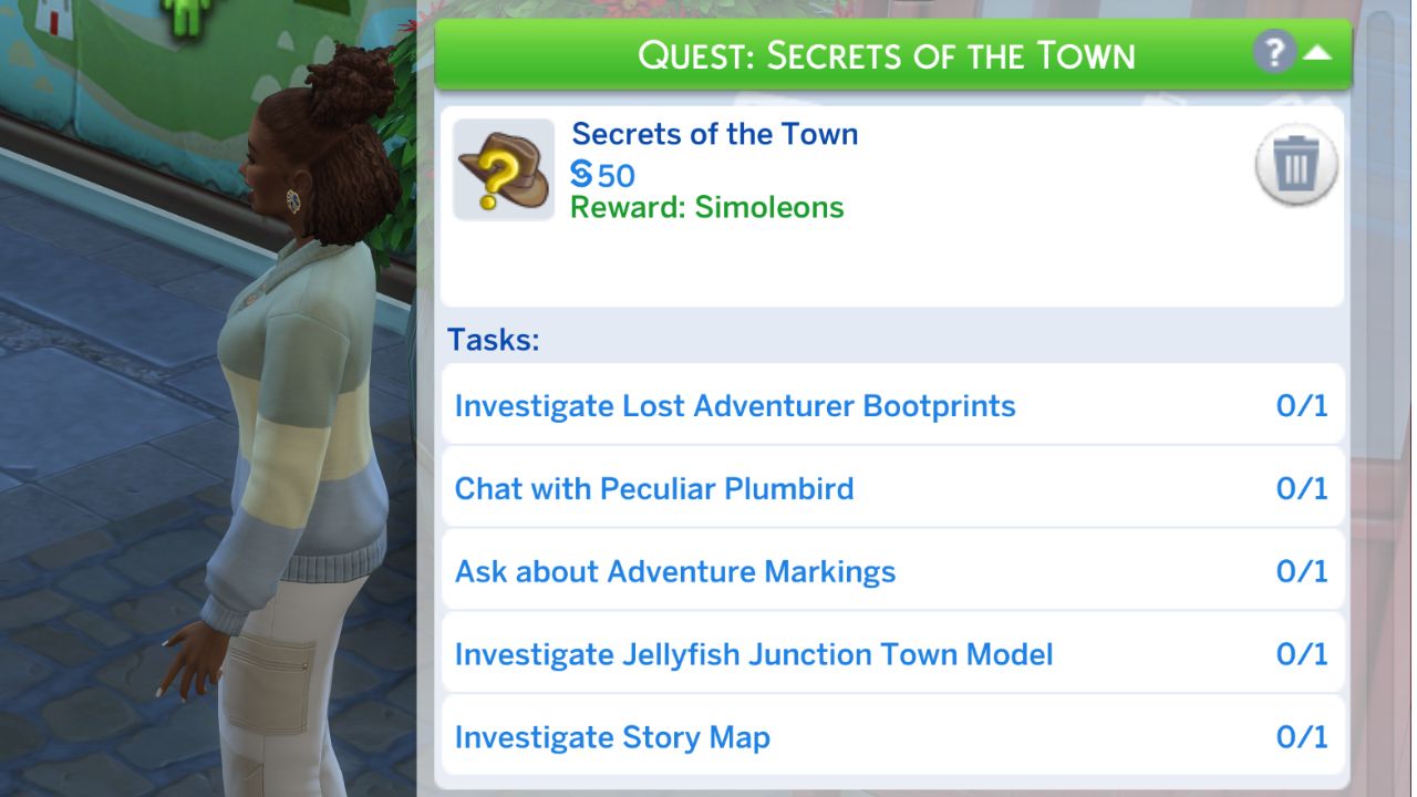 The Sims 4 Secrets of the Town Quest - Simming Simplified