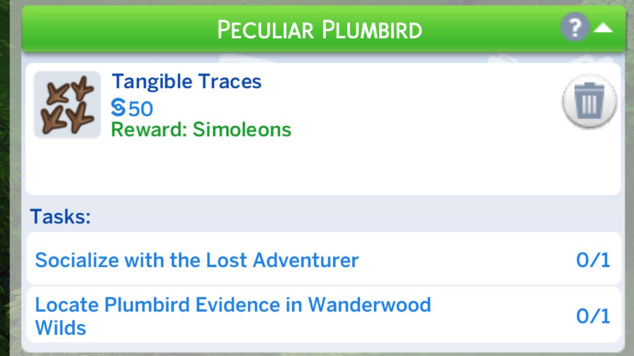 The Sims 4 Tangible Traces Quest - Simming Simplified