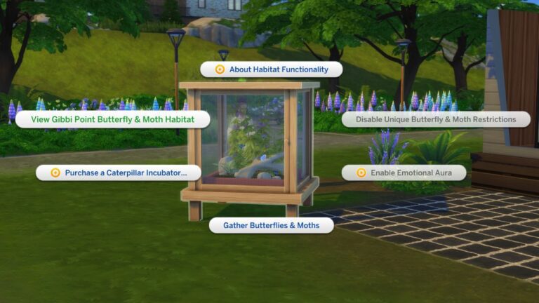 How to Get Butterflies and Moths in The Sims 4 - Simming Simplified