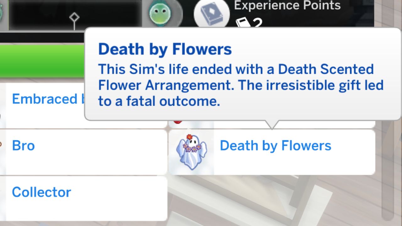 How to Get Death by Scented Flower Arrangement in The Sims 4 - Simming ...