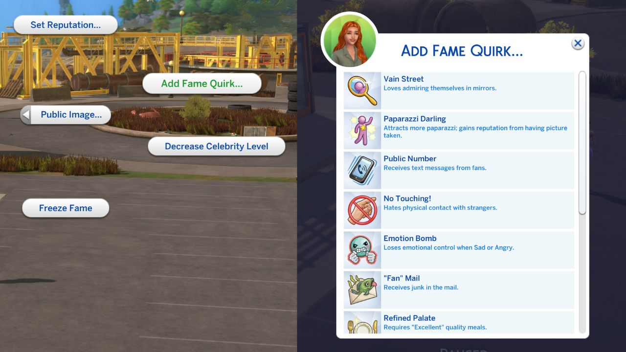 The Sims 4 Fame Quirk Cheats - Simming Simplified