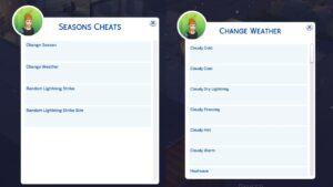 The Sims 4 Seasons Cheats - Simming Simplified