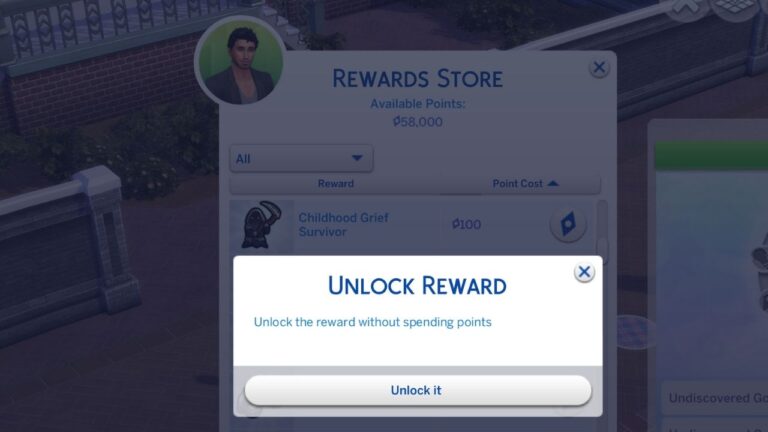 The Sims 4 Reward Store Cheats - Simming Simplified