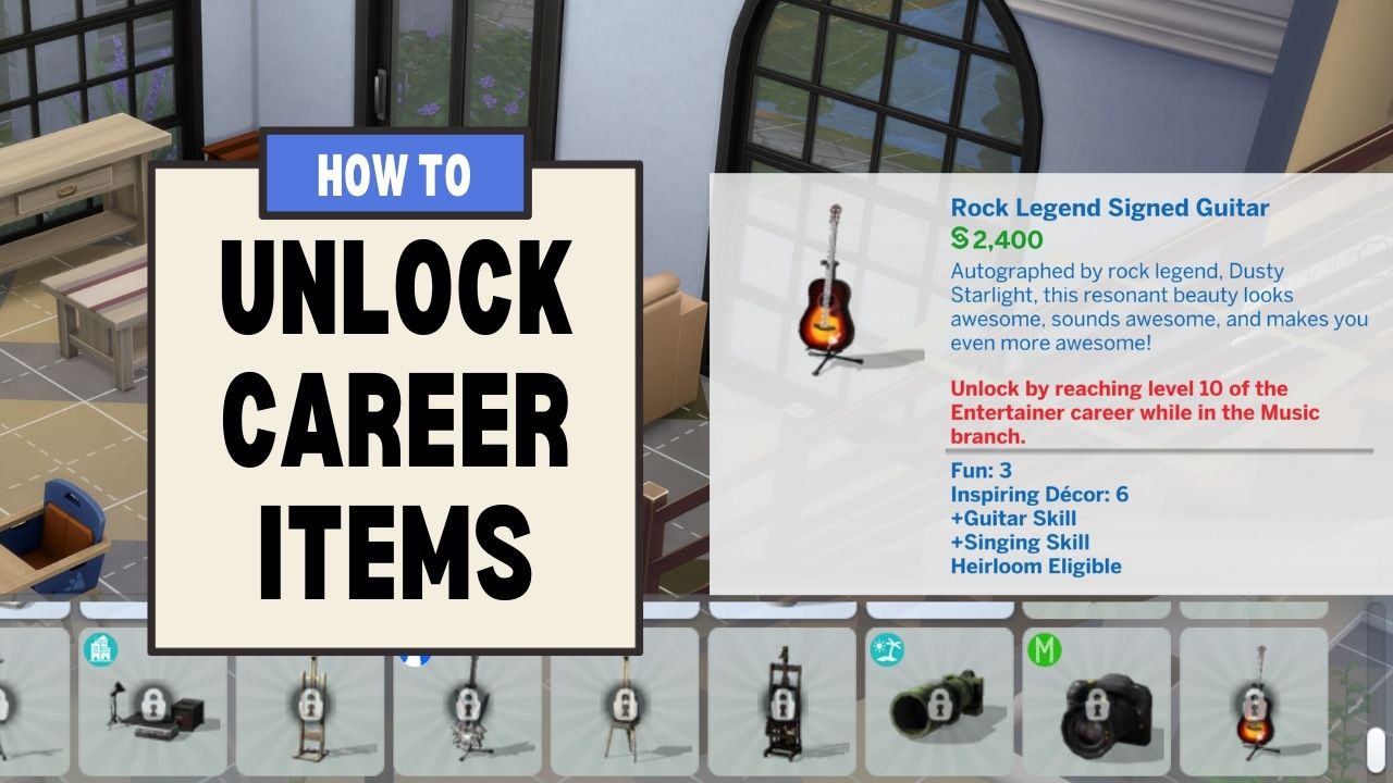 How to Unlock Career Items in The Sims 4 - Simming Simplified